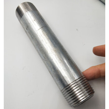 XMSJ镀锌短丝4分-2.5寸水管延长管DN15双头外牙直通50外丝接100不含运 4分*80MM长【图片 价格 品牌 报价】-京东