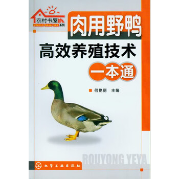 农村书屋系列--肉用野鸭高效养殖技术一本通 何艳丽 主编