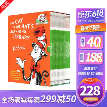 戴帽子的猫 科普图书馆 20册 Cat in the Hat's Learning Library 英文原版绘本 苏斯博士经典故事集分级读物 Dr. Seuss系列