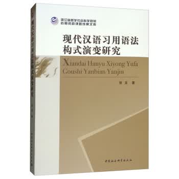 现代汉语习用语法构式演变研究