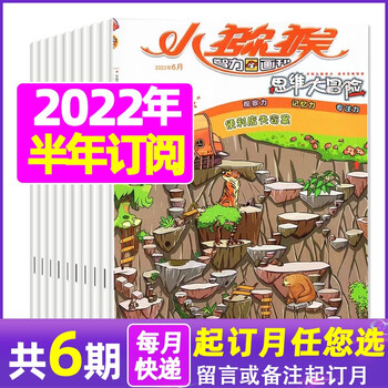 1-6月现货【半年订阅多选】思维大冒险2022年6-11月共6期订阅 激发孩子拥有超强大脑 B组2022年7-12月