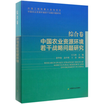 中国农业资源环境若干战略问题研究（综合卷）