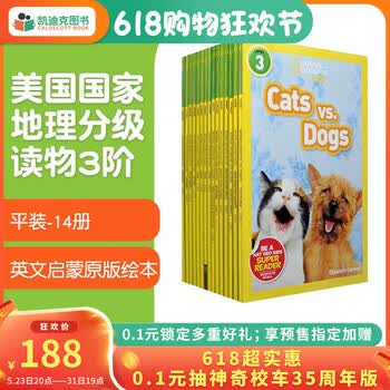 National Geographic Readers Level 3美国国家地理分级读物14册