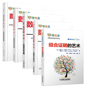 包邮组合证明的艺术+数学写真集1234 图解直观数学译丛 趣味数学知识书籍