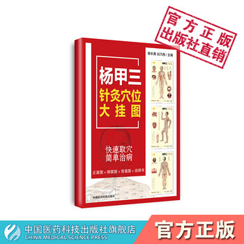 正版 杨甲三针灸穴位大挂图 郭长青刘乃刚主编高清标准全身人体十二经络穴位图身体经脉按摩家
