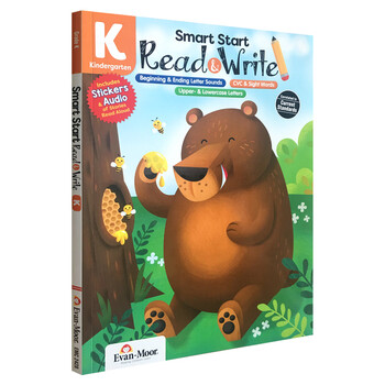 Evan Moor 聪慧启蒙系列 有声阅读与拼写系列 幼儿园大班 Smart Start Read & Write Grade K