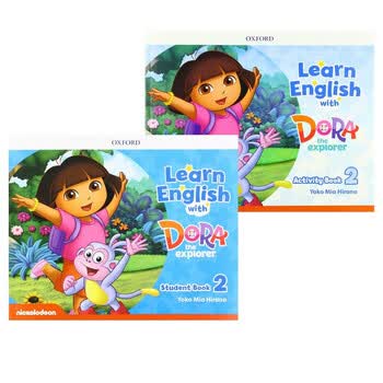 Learn English with Dora 2 和朵拉一起学英语2册 学生用书+活动用书 牛津少儿英语综合教材 英文原版