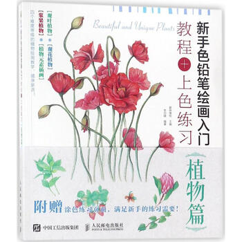 新手色铅笔绘画入门教程+上色练习.植物篇