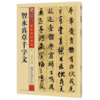 墨点字帖 智永真草千字文传世碑帖精选成人初学者碑帖临摹本智永真草千字文繁体行草书字帖草书字帖成人练字草书字帖字帖 成人 草书