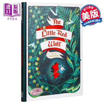 小红狼(插画师艾美莉·弗雷珊作品）英文原版 The Little Red Wolf 绘本小说