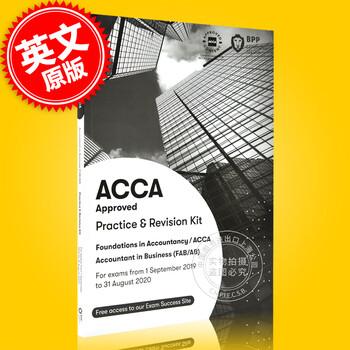 ACCA考试 新版会计师与企业练习册 英文原版Accountant in Busin