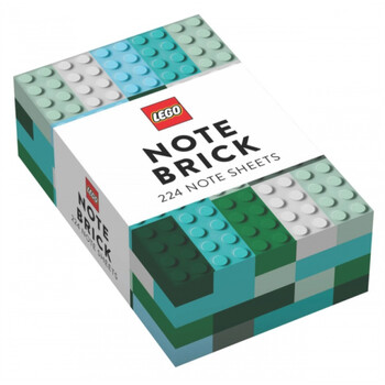 现货【外图英文原版】乐高笔记本 LEGO (R) Note Brick (Blue-Green)