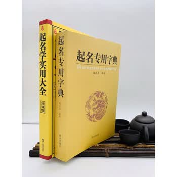 起名专用字典+中国起名学实用大全姓名学命理五行四柱数理三才 取名好名字起名改名不求人 取名字宝宝取名起名字字典书籍