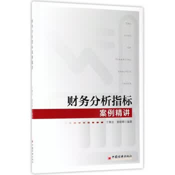 财务分析指标案例精讲