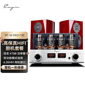 凯音（Cayin） Cayin MT-45MK3斯巴克功放合并式电子管胆机功放发烧级HIFI音乐功放 MT-45MK3+T30音箱【图片 价格 品牌 报价】-京东