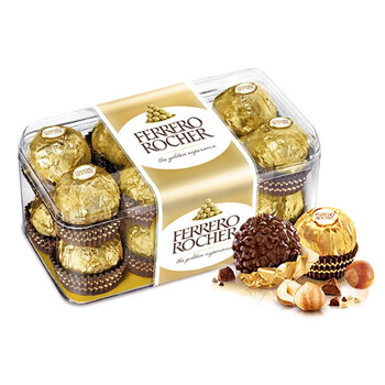 费列罗（Ferrero Rocher） 巧克力 原装进口金莎杂莎 年货 生日情人节 礼物 T32杂莎礼盒32粒共359g【图片 价格 品牌 ...