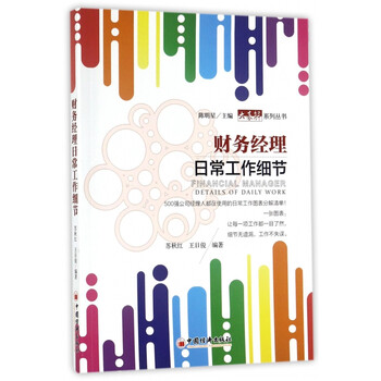 财务经理日常工作细节/大表解系列丛书