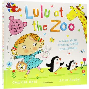 露露系列：露露动物园之旅 低幼英语启蒙认知绘本 英文进口原版 /Lulu at the Zoo