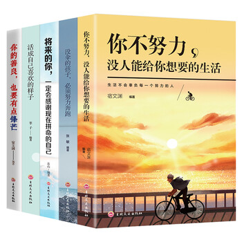 经典励志（套装共5册）你不努力没人能给你想要的生活+没伞的孩子+将来的你+活成喜欢的样子+你的善良