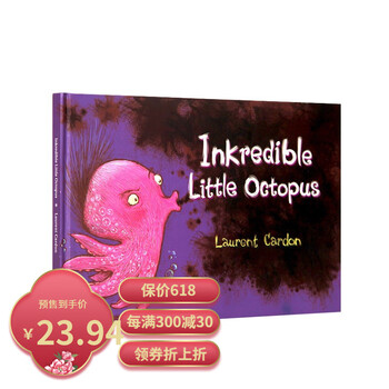 盖世童书 会喷墨的小章鱼Inkredible Little Octopus(1本)进口原版绘本 10021492733687