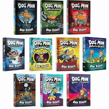 点读版神探狗Dog man12本支持小达人卡米新疆西藏专链