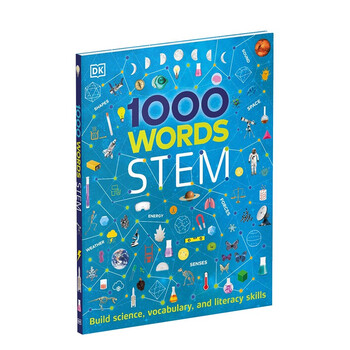 DK儿童百科 STEM理工科的1000个单词 1000WordsSTEM 4-8岁英语单词英文