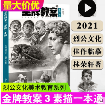 素描超级体系2一本通用 2021烈公王舒石膏几何素描静物头像临摹 金牌教案3素描一本通