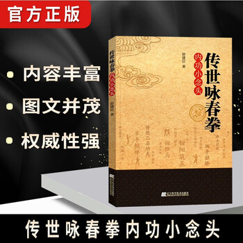 传世咏春拳内功小念头 木人桩训练教程小念头拳法理念书籍搭易筋经洗髓经武功套路八极拳气功书籍 武功能性训练 武术书籍大全
