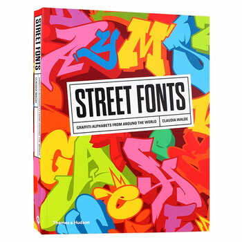 Street Fonts街头字体 涂鸦字母设计 创意造型艺术字体平面设计素材教程书籍