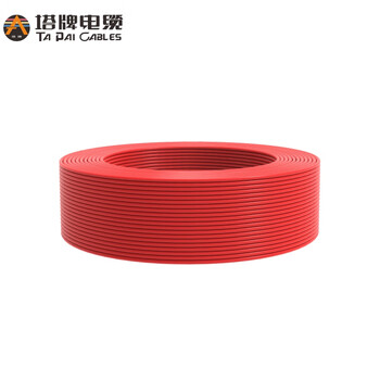 【塔牌电缆 塔牌ZA-BV-450/750V-1*2.5】塔牌（TA PAI)电线电缆 ZA-BV 2.5平方 安居系列家装单芯单股铜芯阻燃电线硬线 红色 100米【行情 报价 价格 评测】-京东