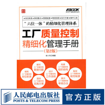 工厂质量控制精细化管理手册(第2版)