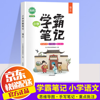 2022抖音同款学霸笔记小学语文数学英语小学生一二三四五六年级小升初课堂笔记复习资料教材同步练习题册 语文