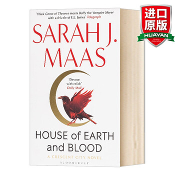 House of Earth and Blood 英文原版 血肉之屋（新月城市系列） 平装 英文版