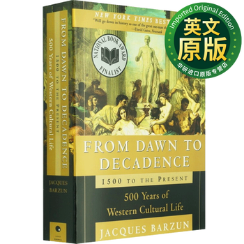 从黎明到衰落 英文原版 From Dawn to Decadence: 500 Years 西方文化