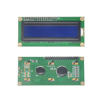 IIC/I2C 1602液晶屏模块 LCD 1602A 蓝屏显示屏 兼容arduino R3 1602显示屏A64焊接排针【图片 价格 品牌 报价】-京东