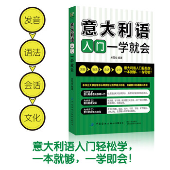 意大利语自学入门零基础教材一学就会新视线意大利语入门语教材意大利语语法单词大全书字典翻译辅导书小语种