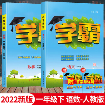 【科目可选】2022新版经纶小学学霸一年级下册语文数学人教版北师版小学生练习册同步课本专项训练 一年级下册 语文+数学 人教版