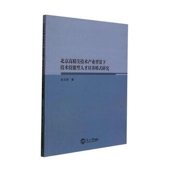 北京高精尖技术产业背景下技术技能型人才培养模式研究社会科学高等职业教育机电工程人才培养培高职图书