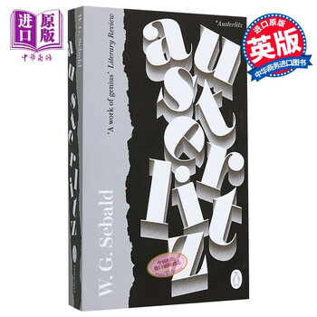 奥斯特利茨 8分豆瓣 英文原版 Austerlitz W.G. Sebald
