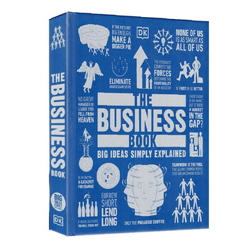 英文原版 DK商业百科系列：The Business Book: Big Ideas Simply Explained人类思想企业管理与决策类经济学全彩精装丛书通俗读物