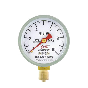 【ZUIDID压力表】ZUIDID 压力表Y-60 红旗2.5级 水压表油压表气压表 0-10MPA【行情 报价 价格 评测】-京东