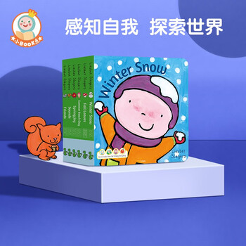 【小BOO点点读版】我的小小世界英文原版绘本0-3岁 萌宝宝:我长大了 小耳朵凯文凯蒂系列kevin katie My Little World 幼儿零基础英语启蒙认知宝宝早教纸板故事书1 Set 2