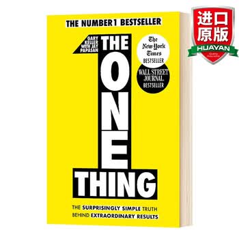 英文原版 重要的事 只有一件 The One Thing 企业管理 Gary Keller 加里凯勒