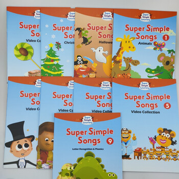 sss新版Super Simple Song 39本大开本儿歌英语启蒙小达人点读笔 super simple song9书+16G笔黄【图片 ...