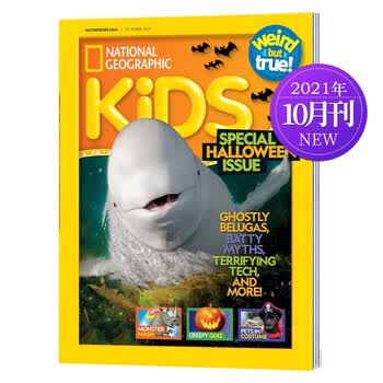 National Geographic Kids 美国国家地理杂志少儿版人文地理儿童英文版阅读期刊 2021年10月刊