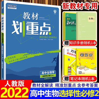 2022新教材 教材划重点高中生物选择性必修二生物与环境人教版 高中生物选修2教材同步练习册
