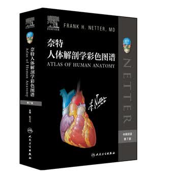 奈特人体解剖学彩色图谱（第7版）张卫光? 中英双语对照? 医学生和医学临床工作者的必备