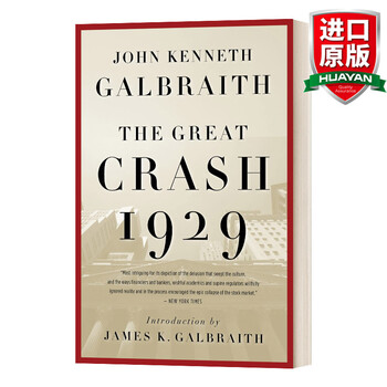 The Great Crash 1929 英文原版 大崩盘 英文版 进口英语原版书籍