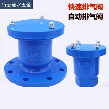 定制P41X-10/16法兰排气阀P11X丝扣快速排气阀自来水管道自动进排气阀 DN150(法兰)喷漆【图片 价格 品牌 报价】-京东