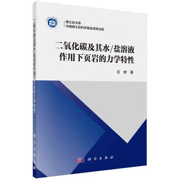 正版书籍 二氧化碳及其水 盐溶液作用下页岩的力学特性 吕桥著页岩力学特性变化规律页岩统计损伤本构模型自然地理学研究科普读物